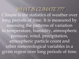 Climate change | PPTX