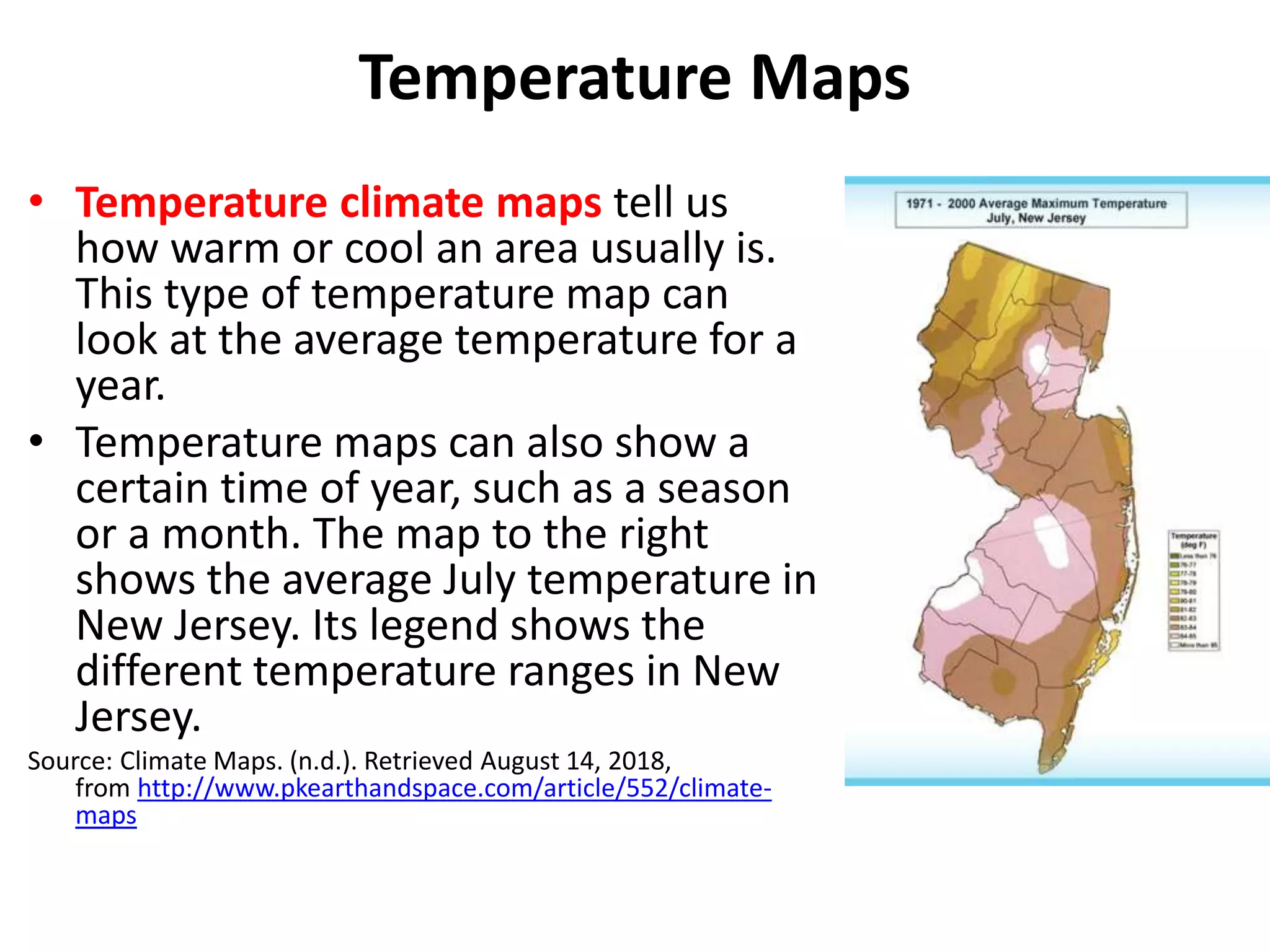 Climate Maps | PPTX