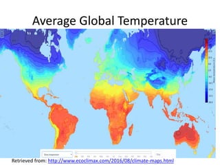 Climate Maps | PPTX | Weather | Science
