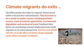 Climate Migration | PPTX
