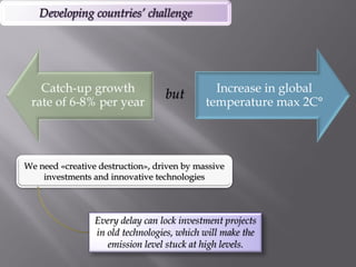 Climate mitigation and energy challenge | PPT