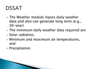 Climate modelling in crop production | PPTX | Agriculture | Industries
