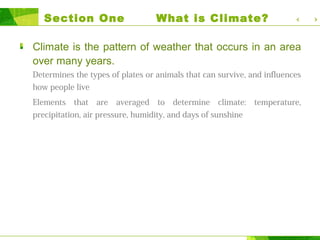 Climate Notes PowerPoint | PPT | Weather | Science