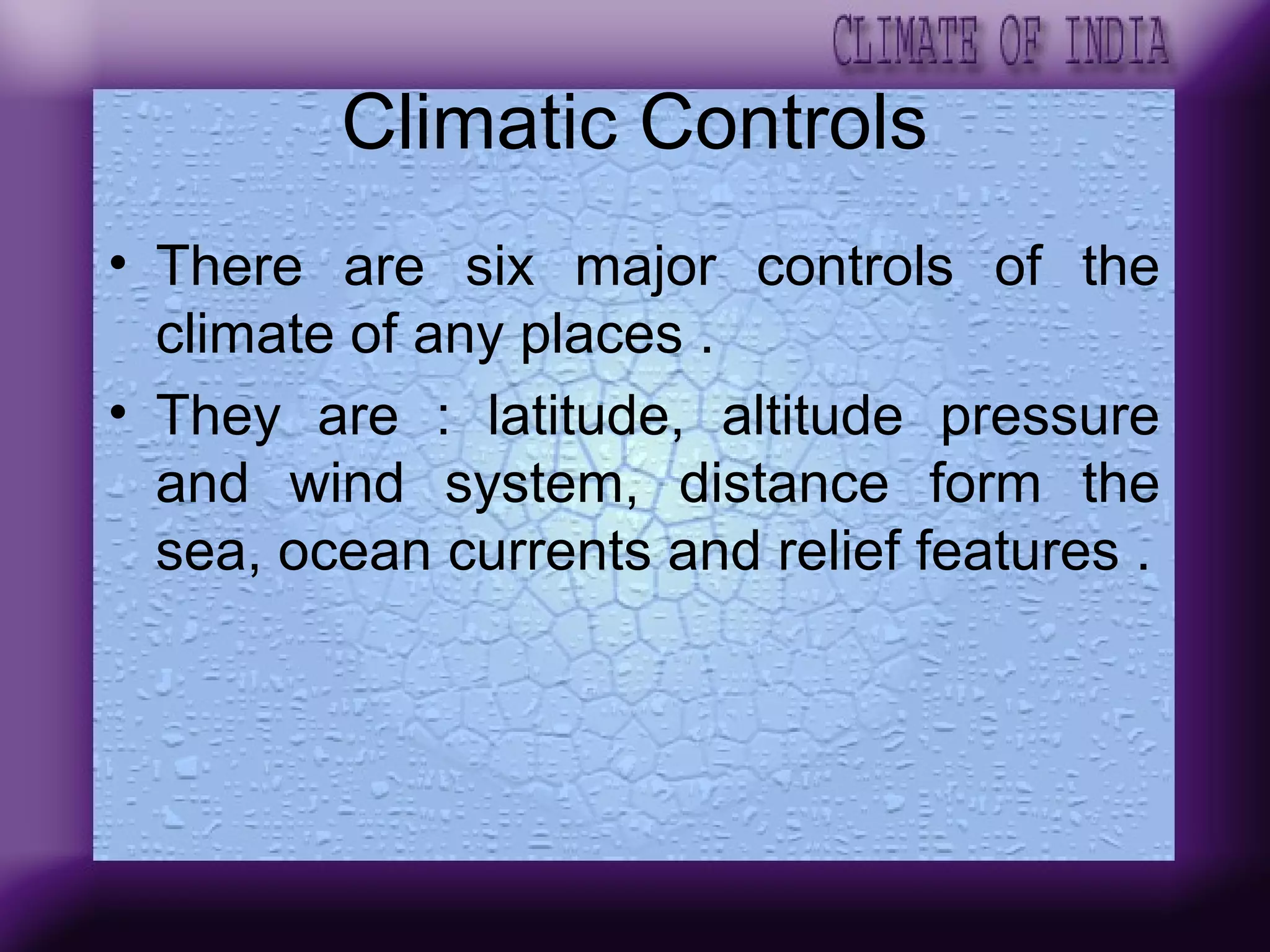 Climate of india | PPT