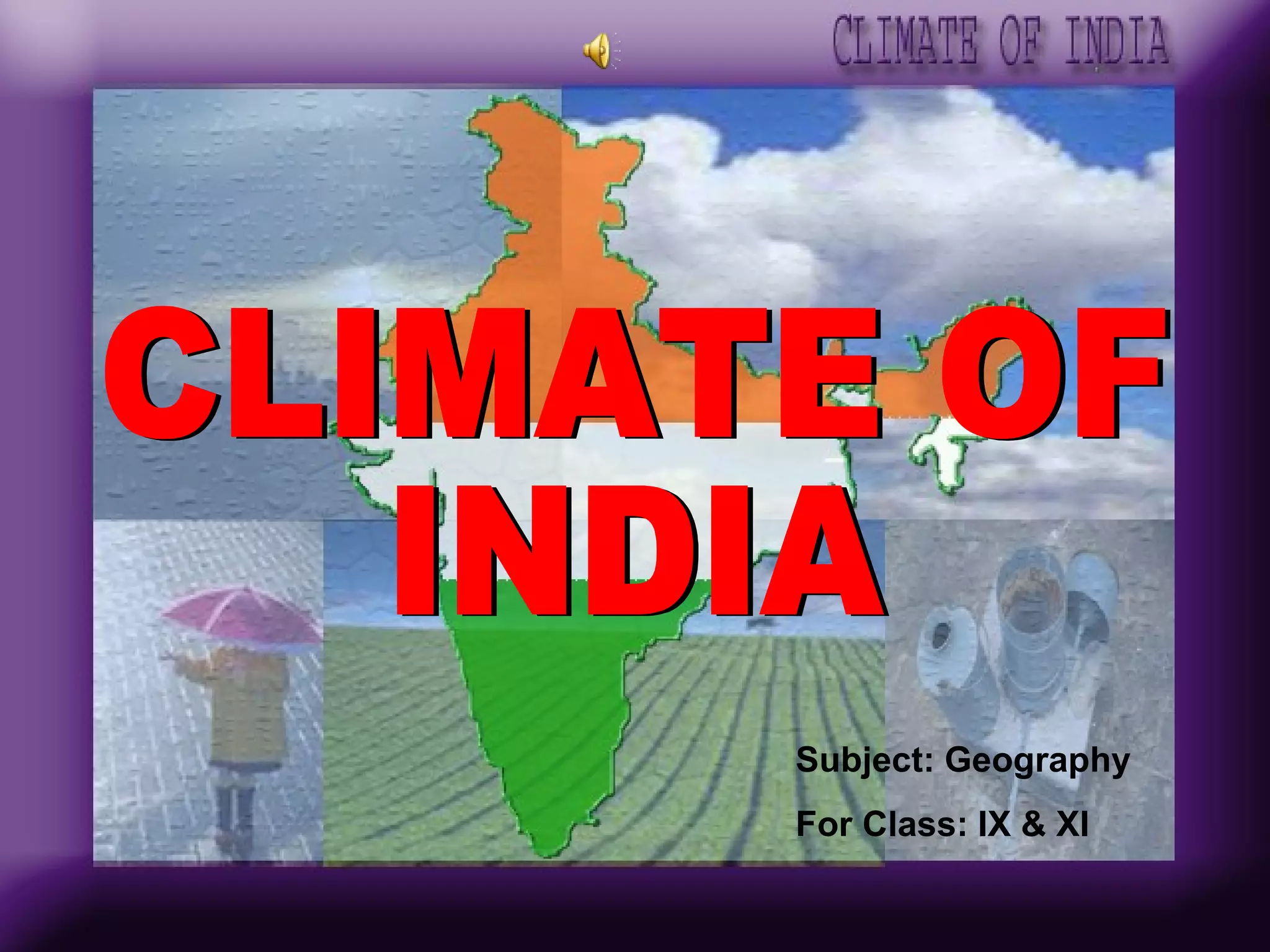 Climate of india | PPT