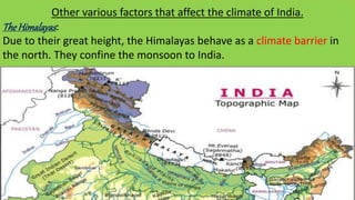 Climate of india | PPTX