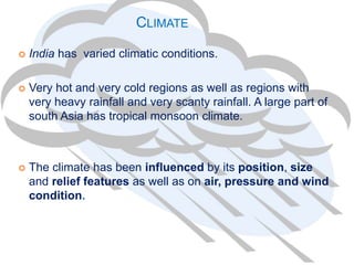 Climate of India Class X By Nawomica | PPTX