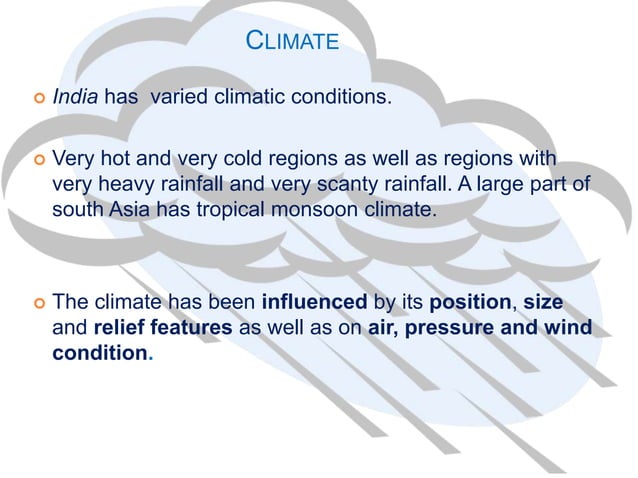 Climate of India Class X By Nawomica | PPTX | Geography | Science