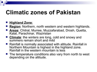 Climate of pakistan | PPT