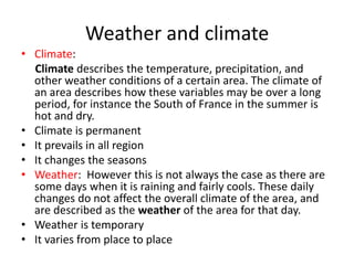 Climate of pakistan | PPTX