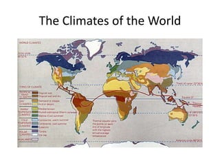 Climate of the world | PPTX