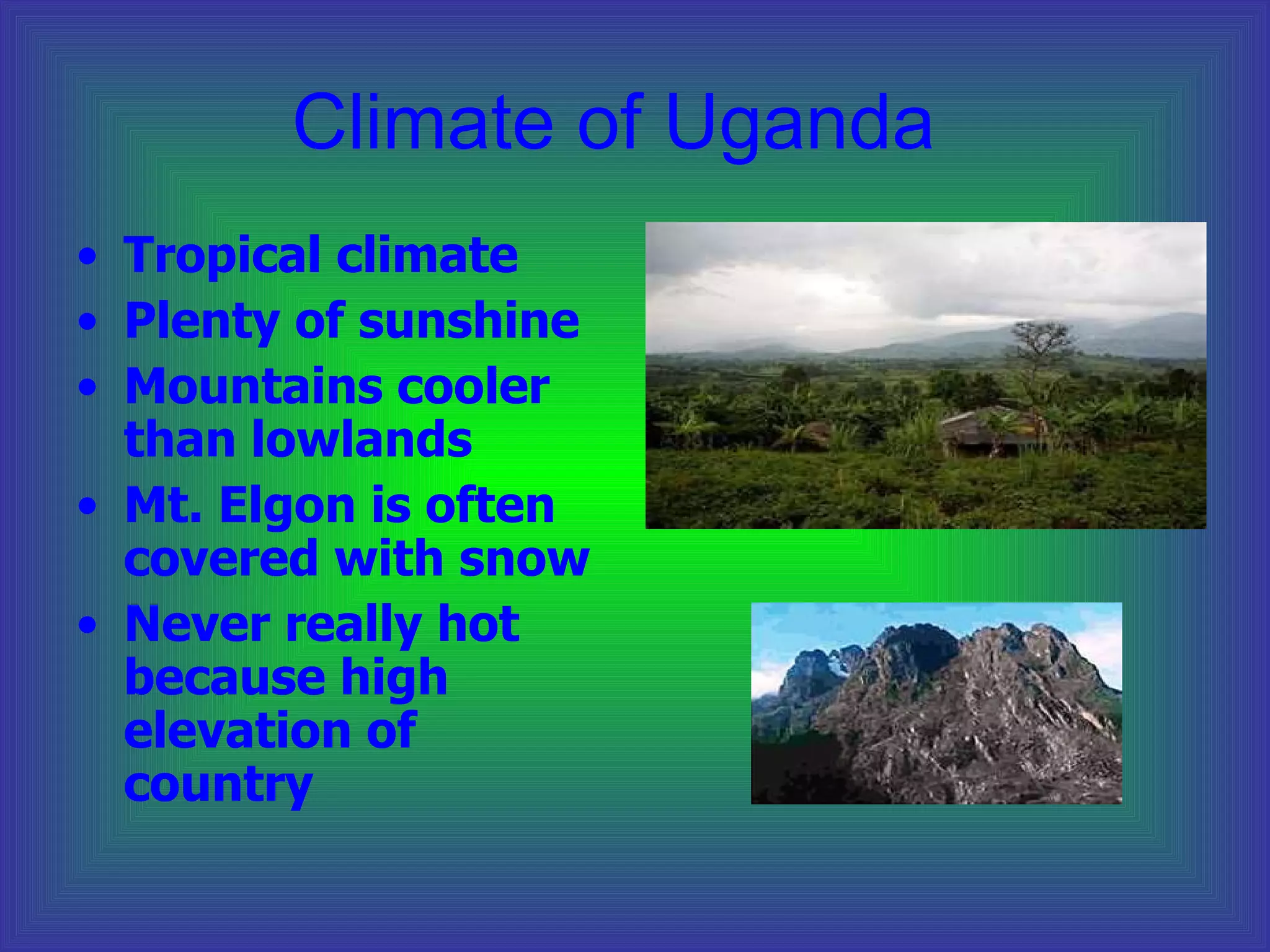 Climate of uganda | PPT