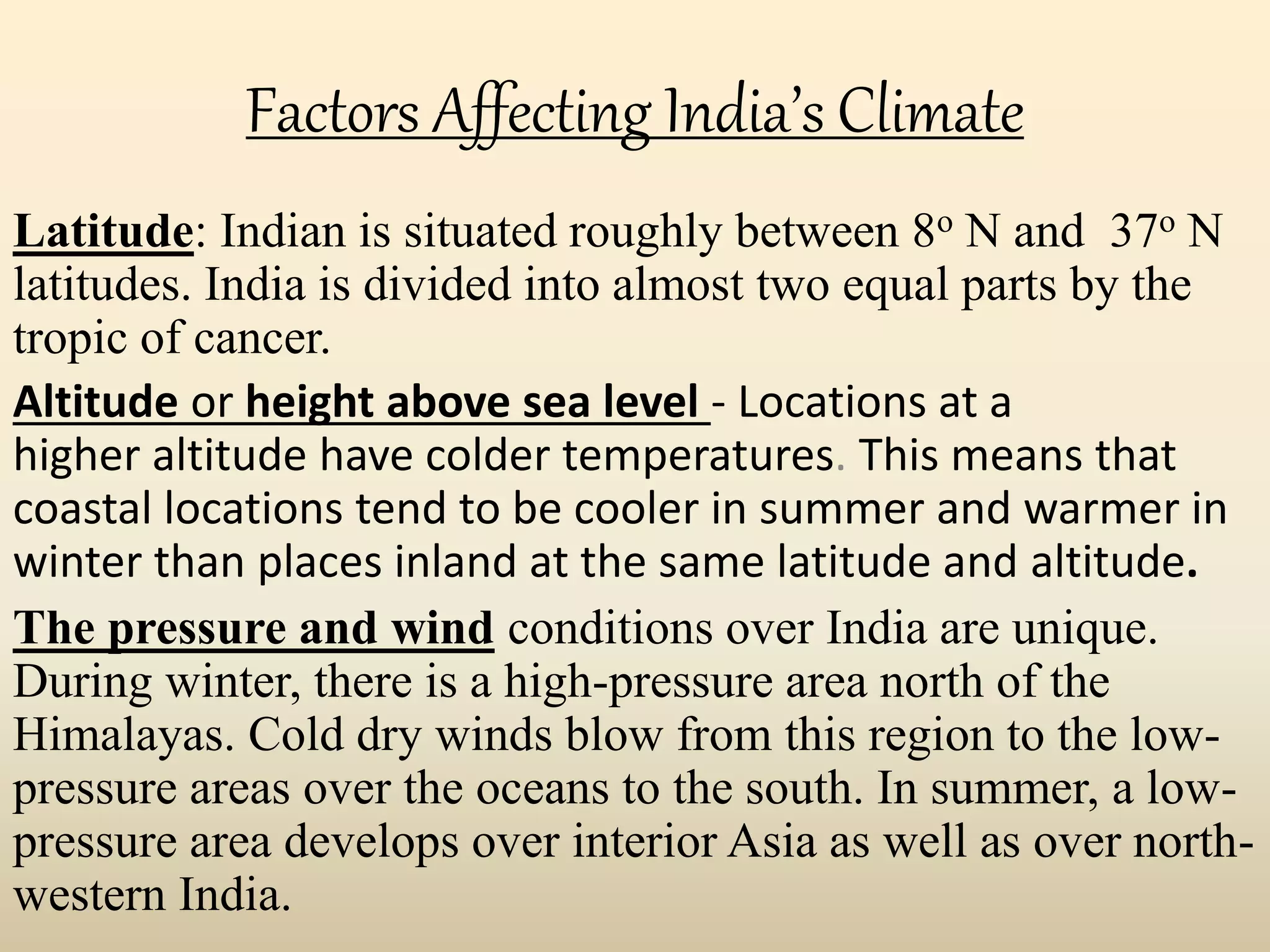 CLIMATE- class 9 | PPTX