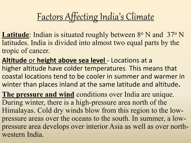 CLIMATE- class 9 | PPTX