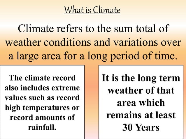 CLIMATE- class 9 | PPTX