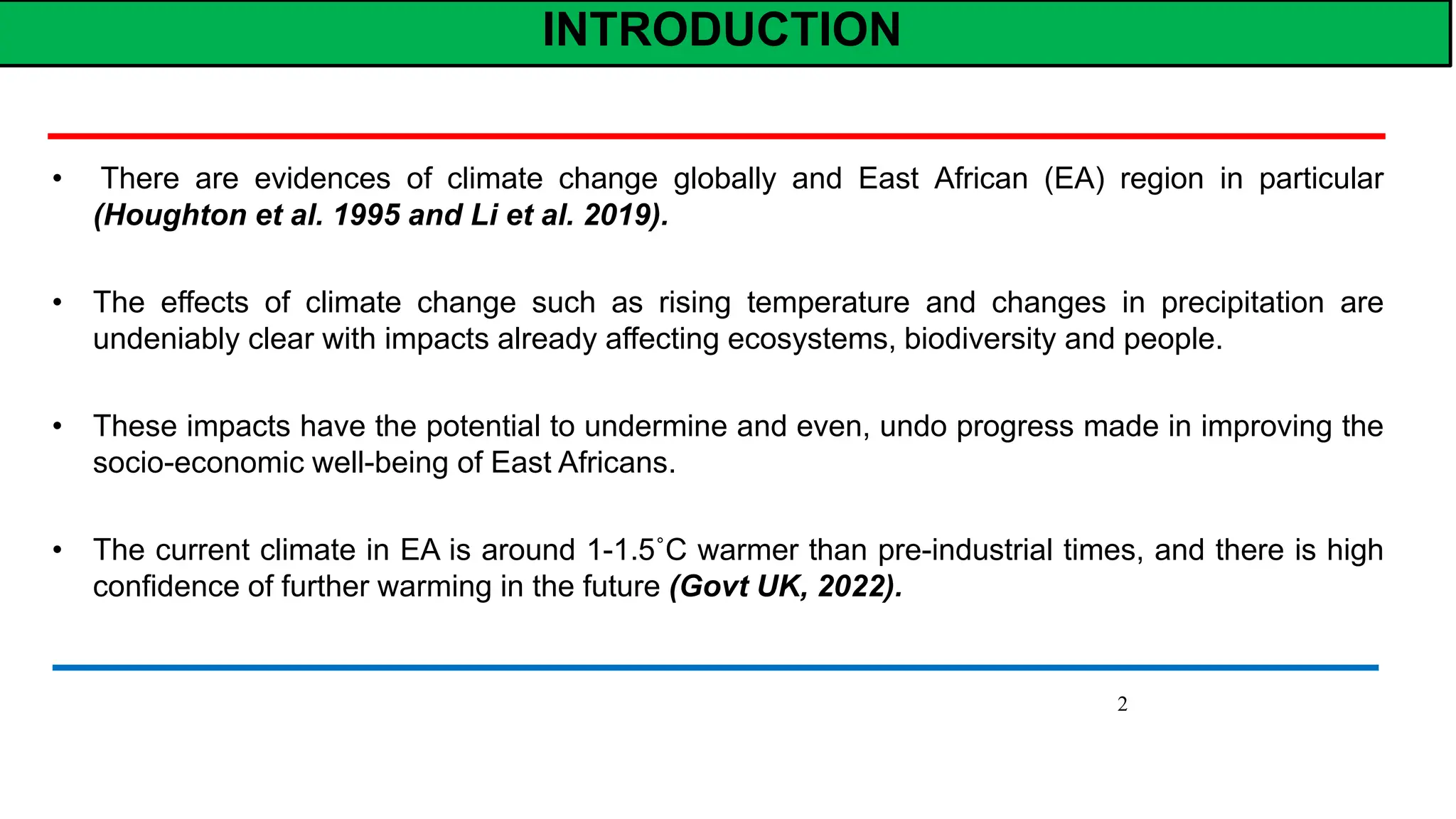 Climate Projections power point presentation | PPTX