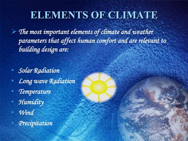 Climate Responsive Architecture | PPTX