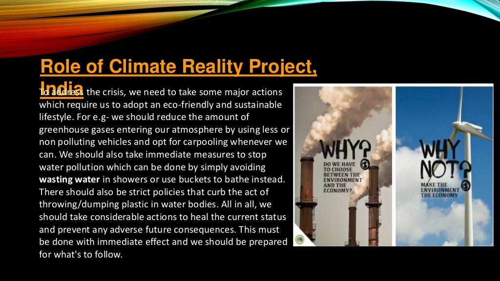 Climate reality project - India