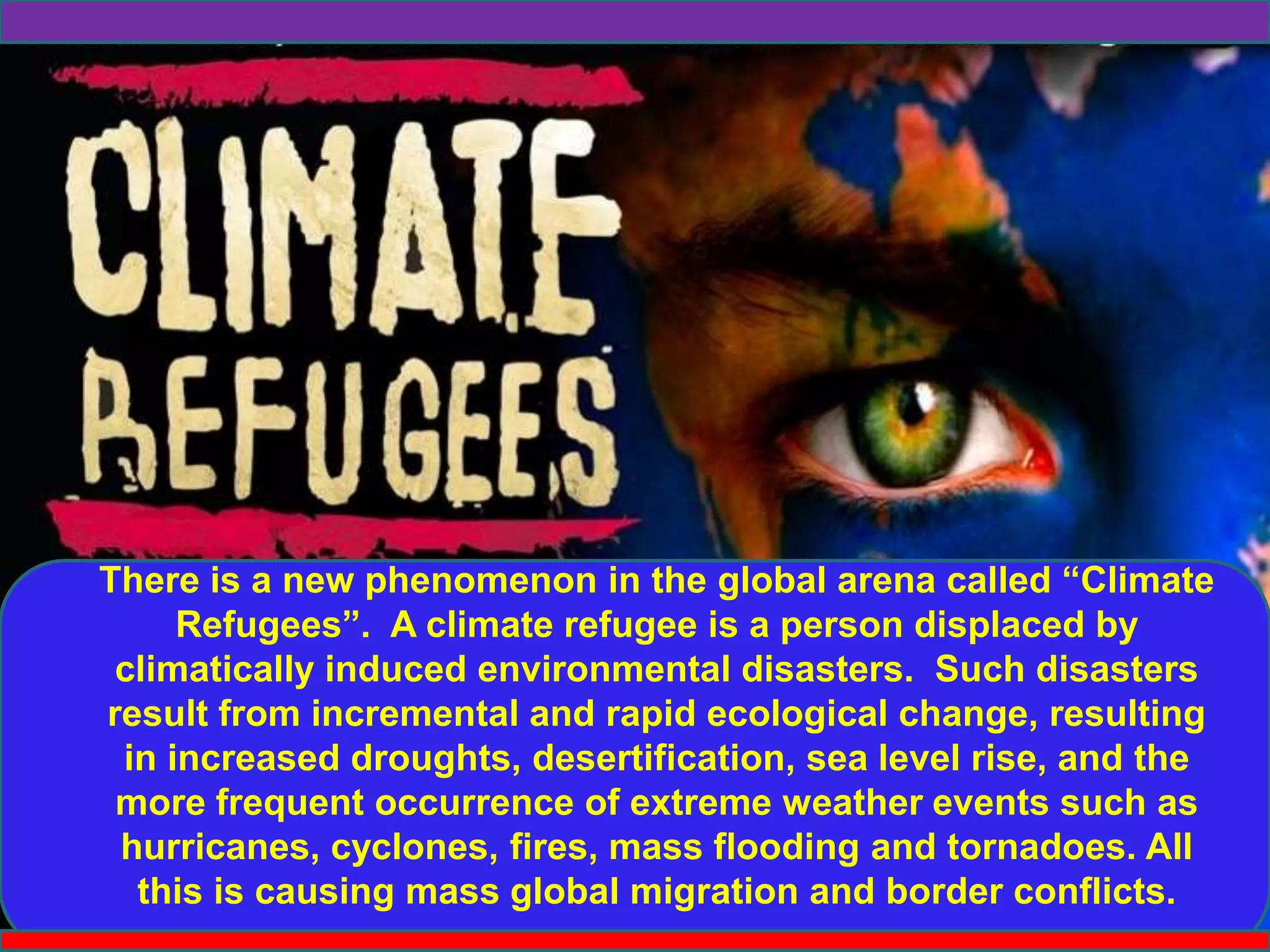 Climate refugee | PPTX