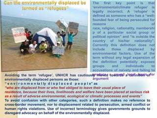 Climate refugee | PPTX