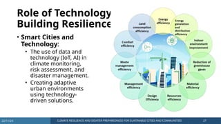 Climate resilience and Disaster Preparedness for building Sustainable cities and Communities.pptx