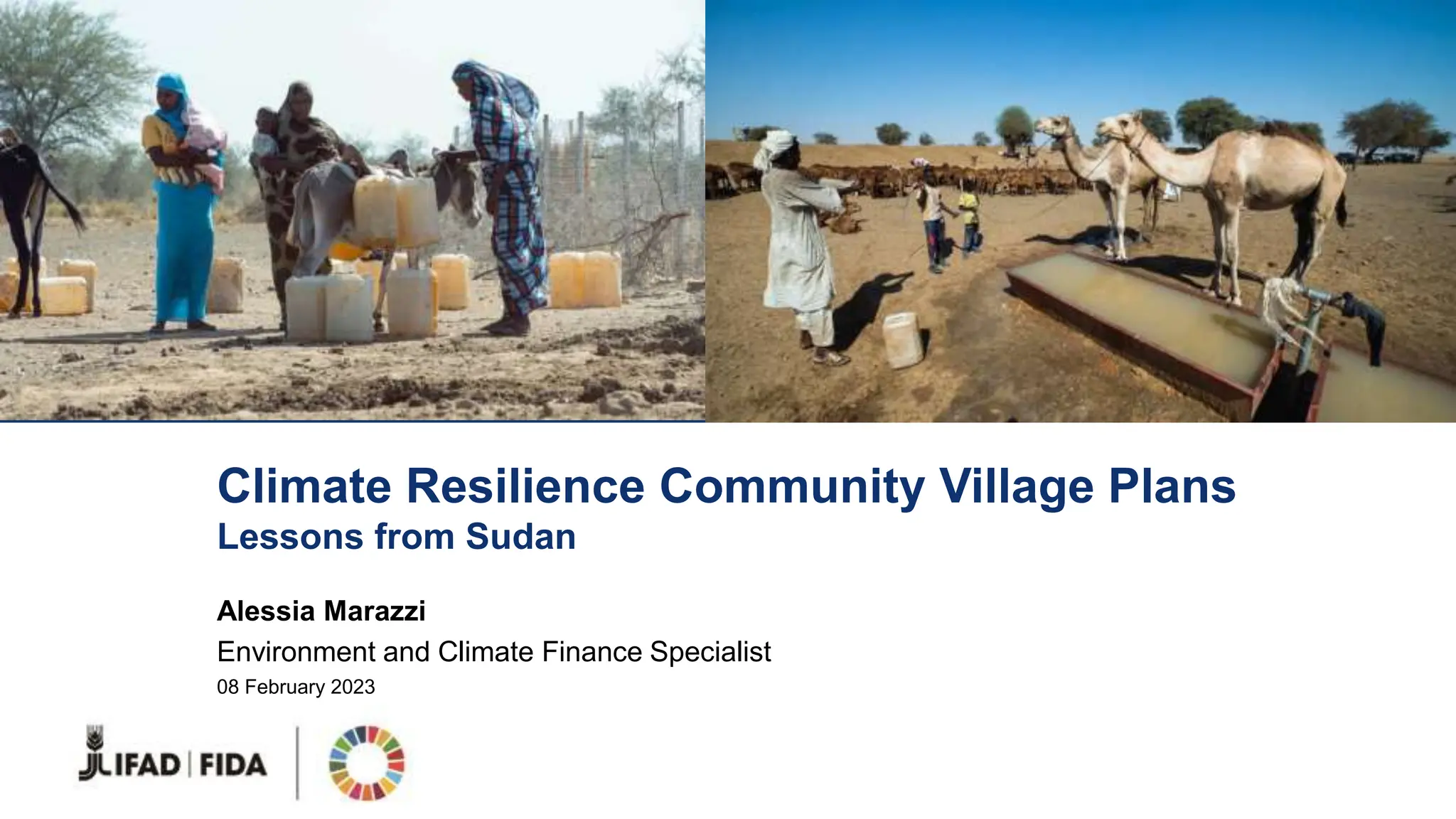 Climate Resilience Community Village Plans - Lessons from Sudan | PPT
