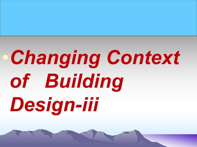 Climate Responsive Design of Buildings-1-9-23.ppt | Civil Engineering ...