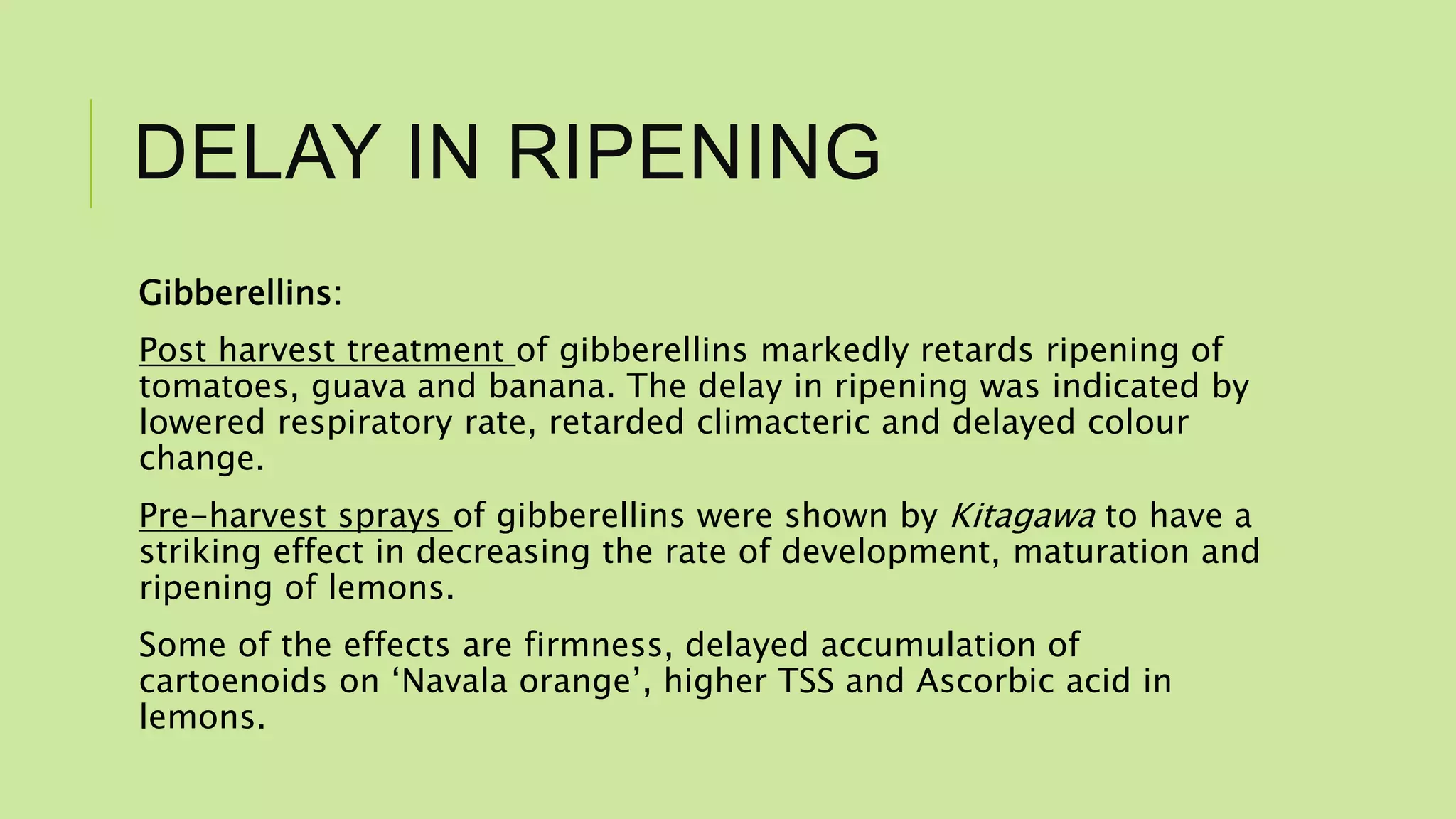 Climacteric and Non-Climacteric Fruits | PPTX