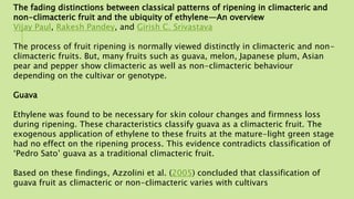 Climacteric and Non-Climacteric Fruits | PPTX