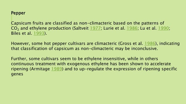 Climacteric and Non-Climacteric Fruits | PPTX | Gardening | Home & Garden