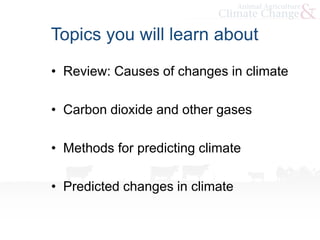Climate science part 3 - climate models and predicted climate change | PPTX