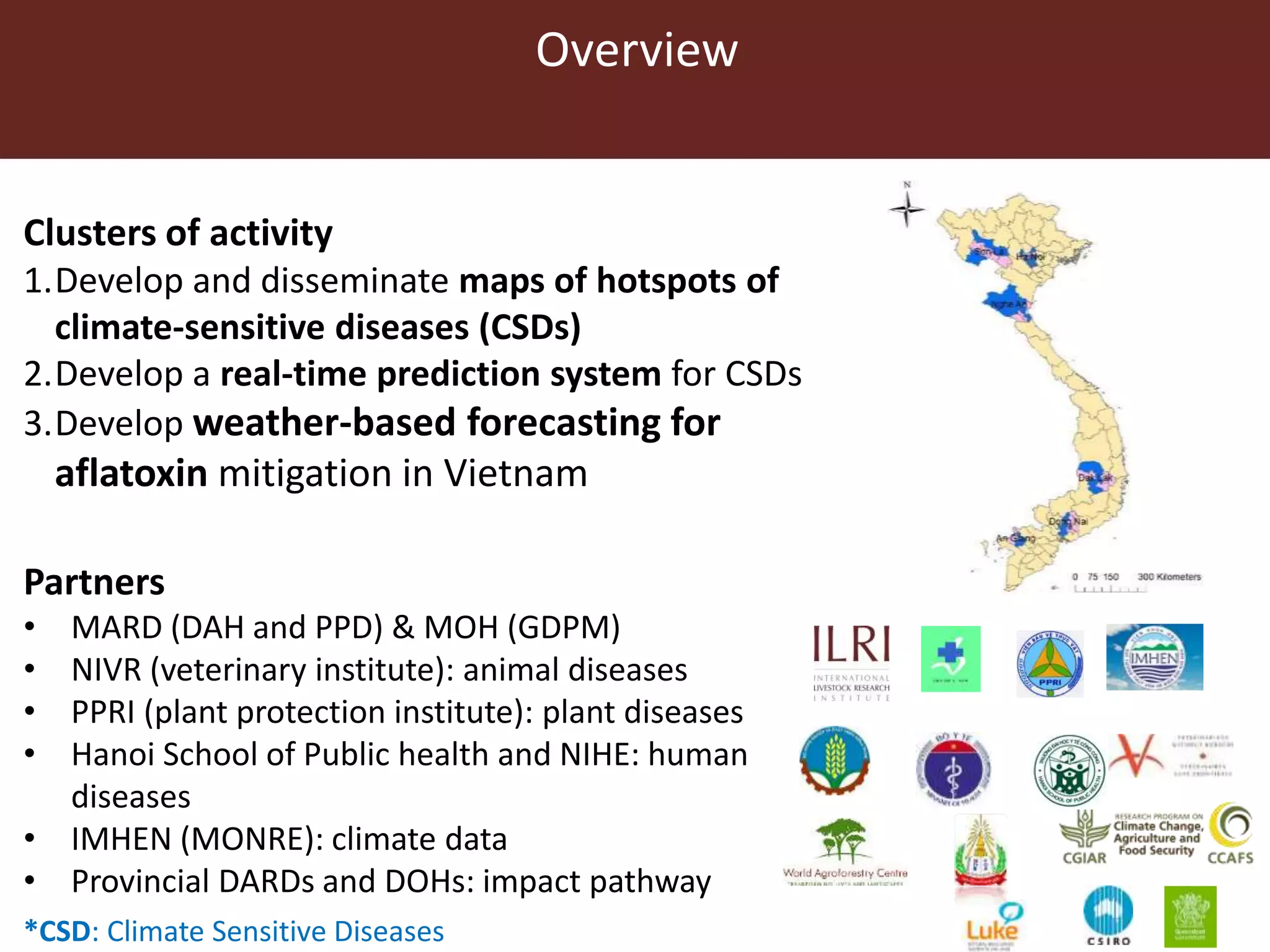 Surveillance and early warning systems for climate sensitive diseases ...