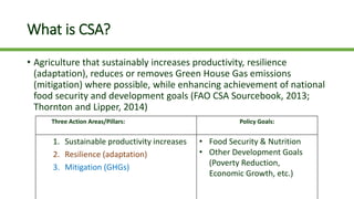 Climate smart agriculture | PPT