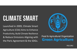 Climate Smart Agriculture | PDF
