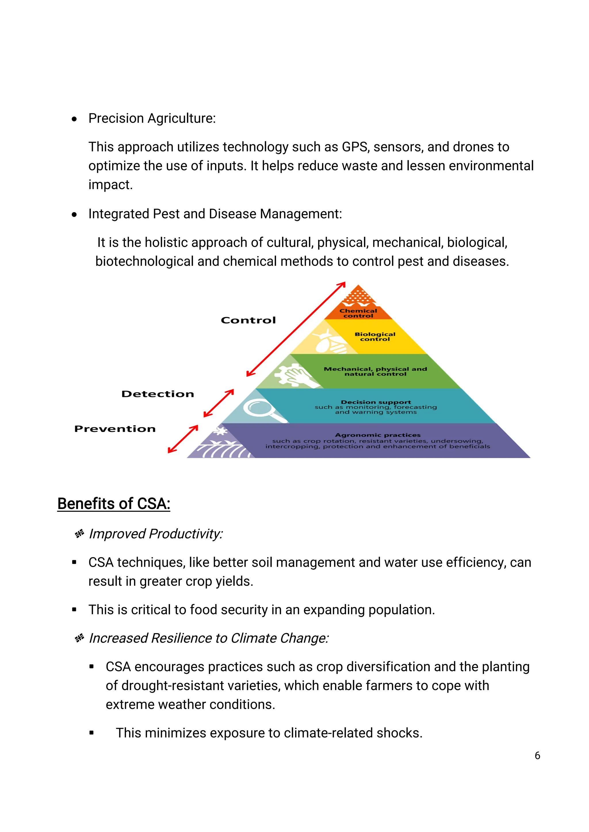 Role of Climate Smart Agriculture(CSA) in addressing challenges of Food ...
