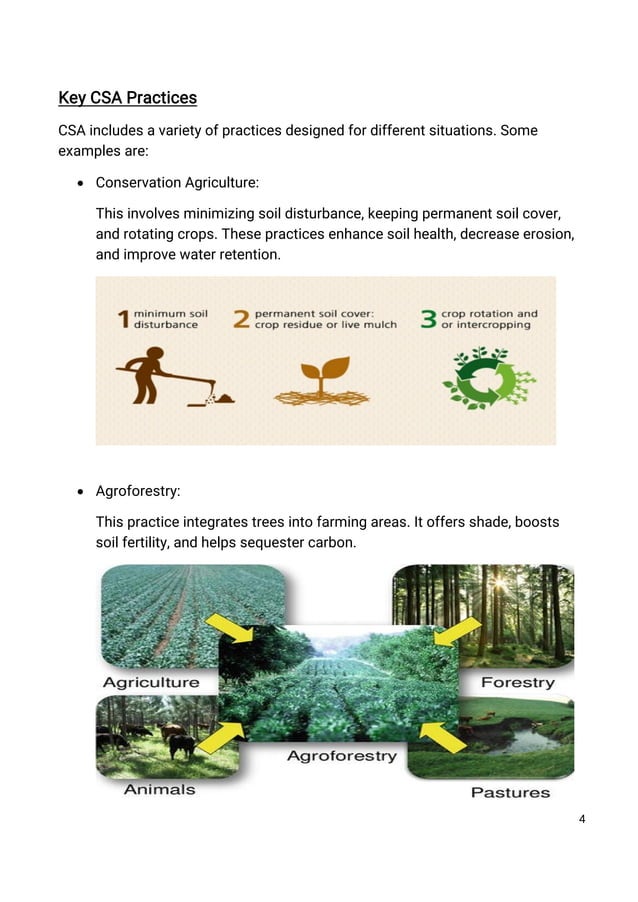 Role of Climate Smart Agriculture(CSA) in addressing challenges of Food ...