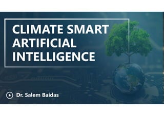 Climate Smart Artificial Intelligence | PDF