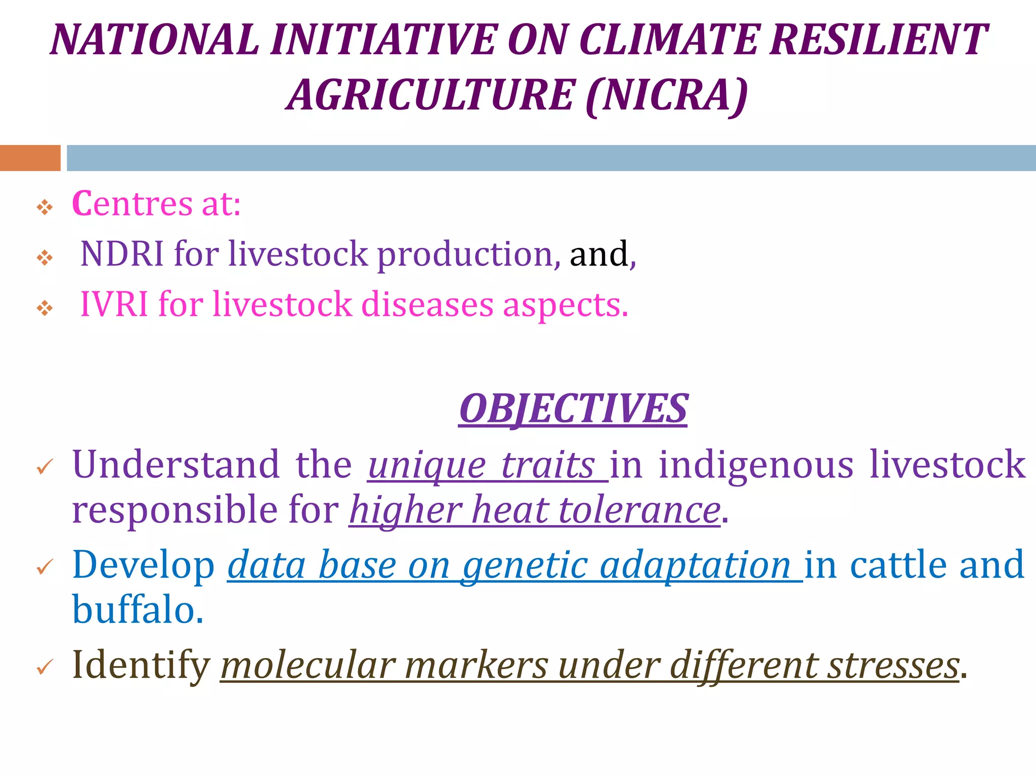 Climate Smart Livestock Production, by Dr Adil Rasool Paray | PPTX