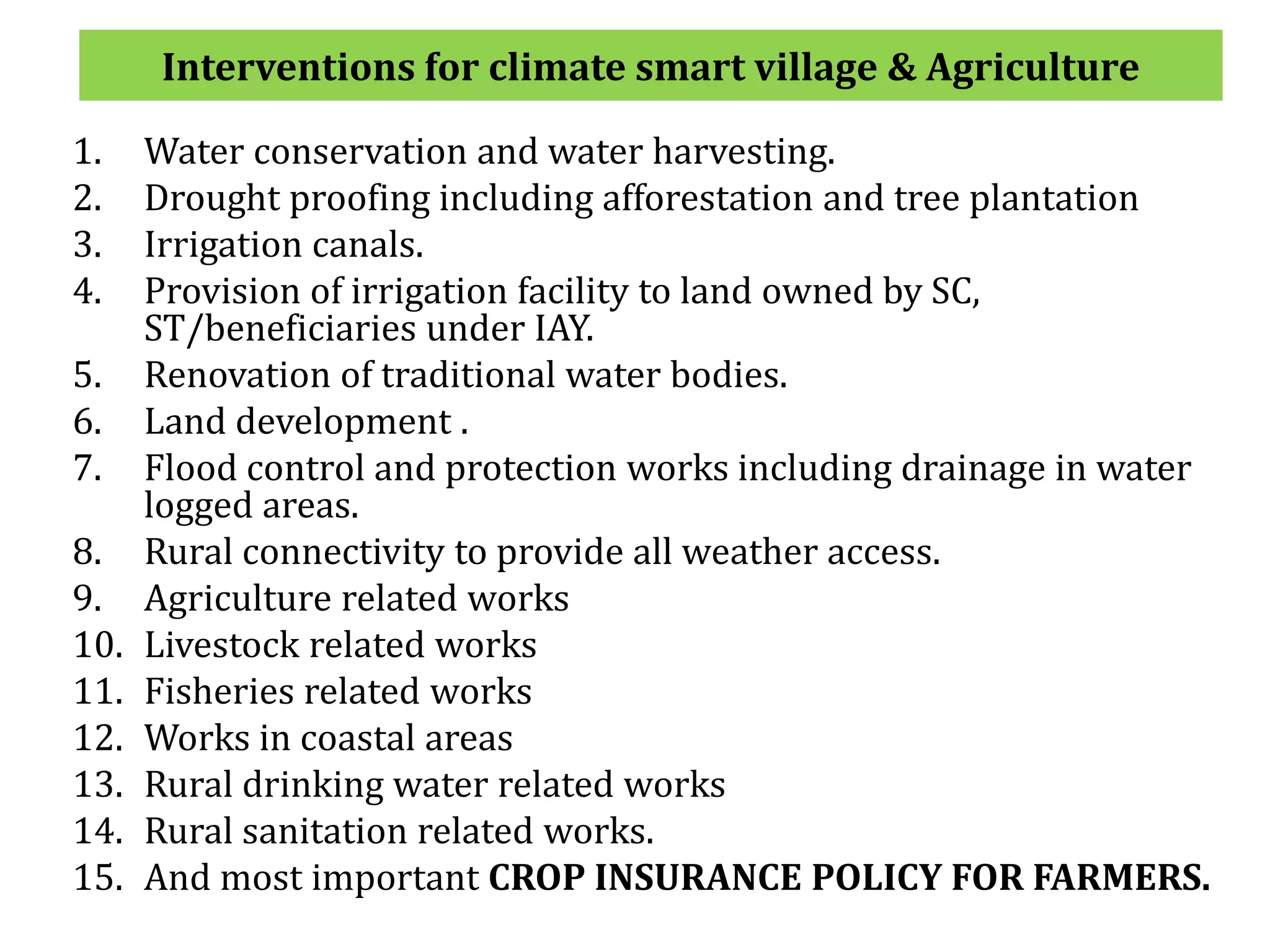 Climate smart village ppt | PPTX