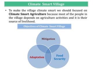 Climate smart village ppt | PPTX