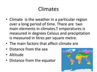Climates of spain | PPTX