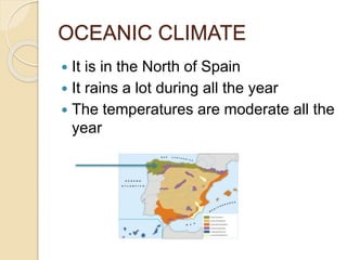 Climates of spain | PPTX