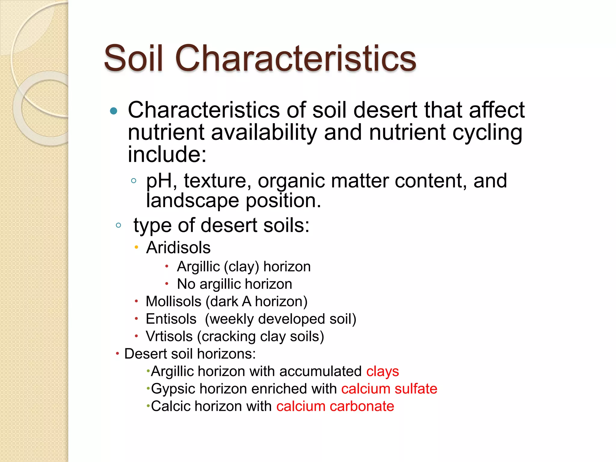 Climate, Soil, Deserts types, Topography and Biomes (1).pptx