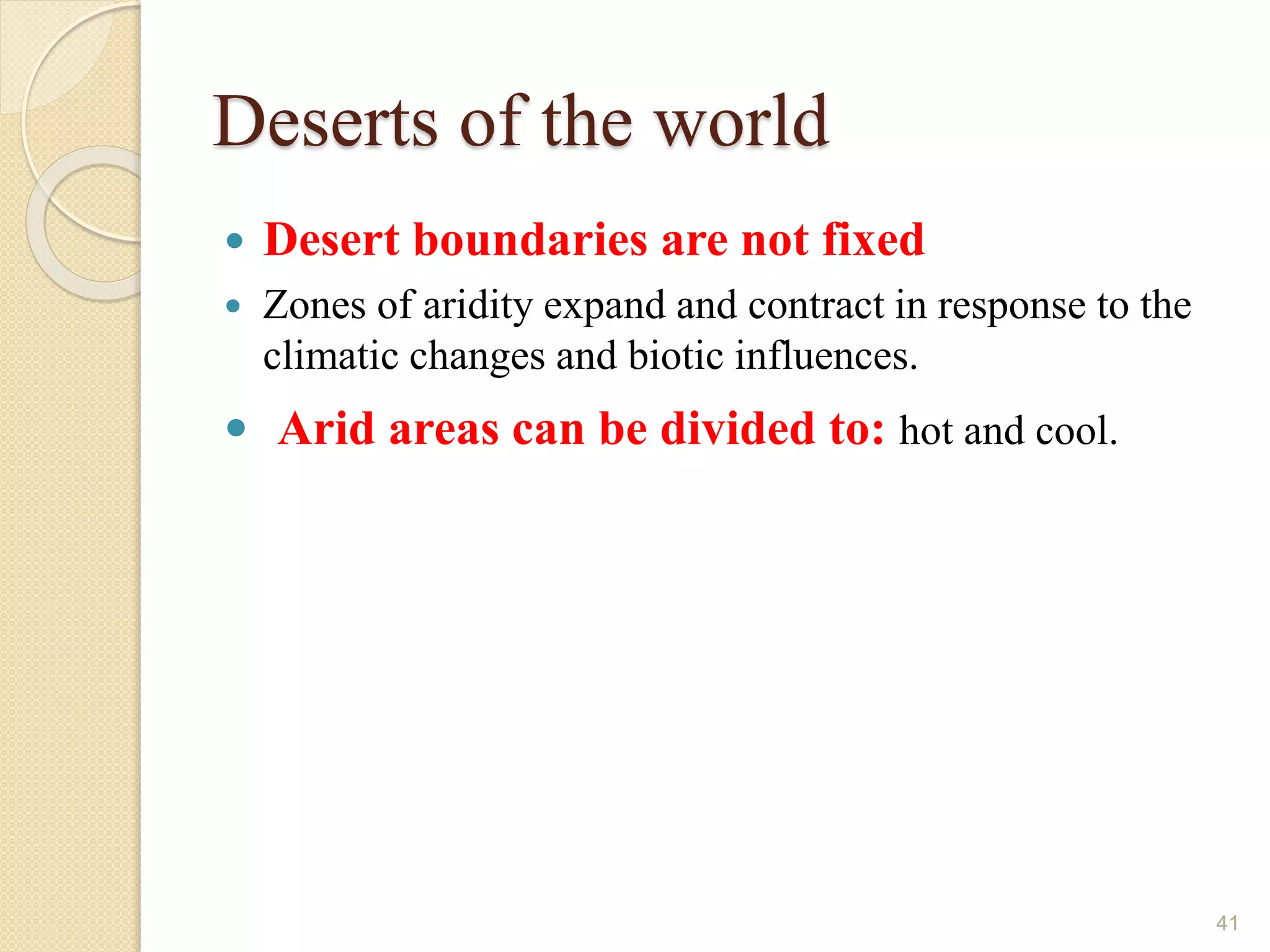 Climate, Soil, Deserts types, Topography and Biomes (1).pptx