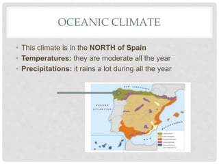 Climate's zones and climates of spain | PPTX | Weather | Science
