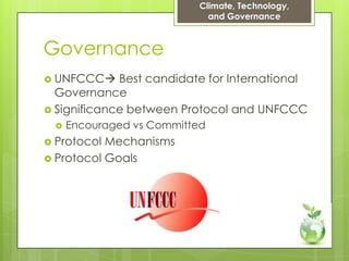 Climate, Technology and Governance | PPTX | Technology Industry ...