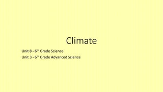 Climate unit | PPT