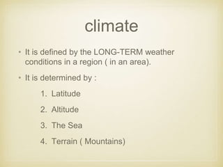 Climateunit2 5thgrade | PPTX