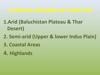Climate and weather of Pakistan | PPT