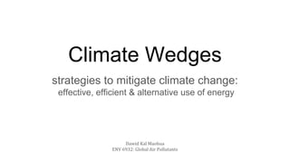 Climate Wedges | PDF
